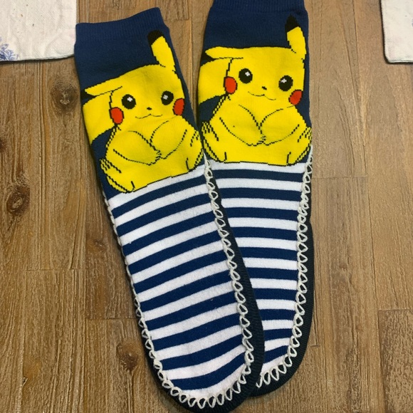 Pokemon | Accessories | Pokmon Pikachu Footsie Shoe Like Socks | Poshmark
